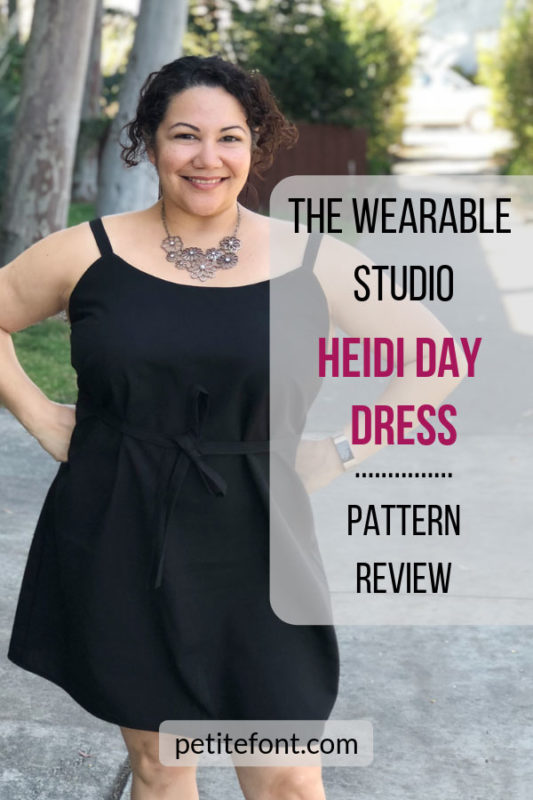 Free Heidi Day Dress - Pattern Review - Petite Font