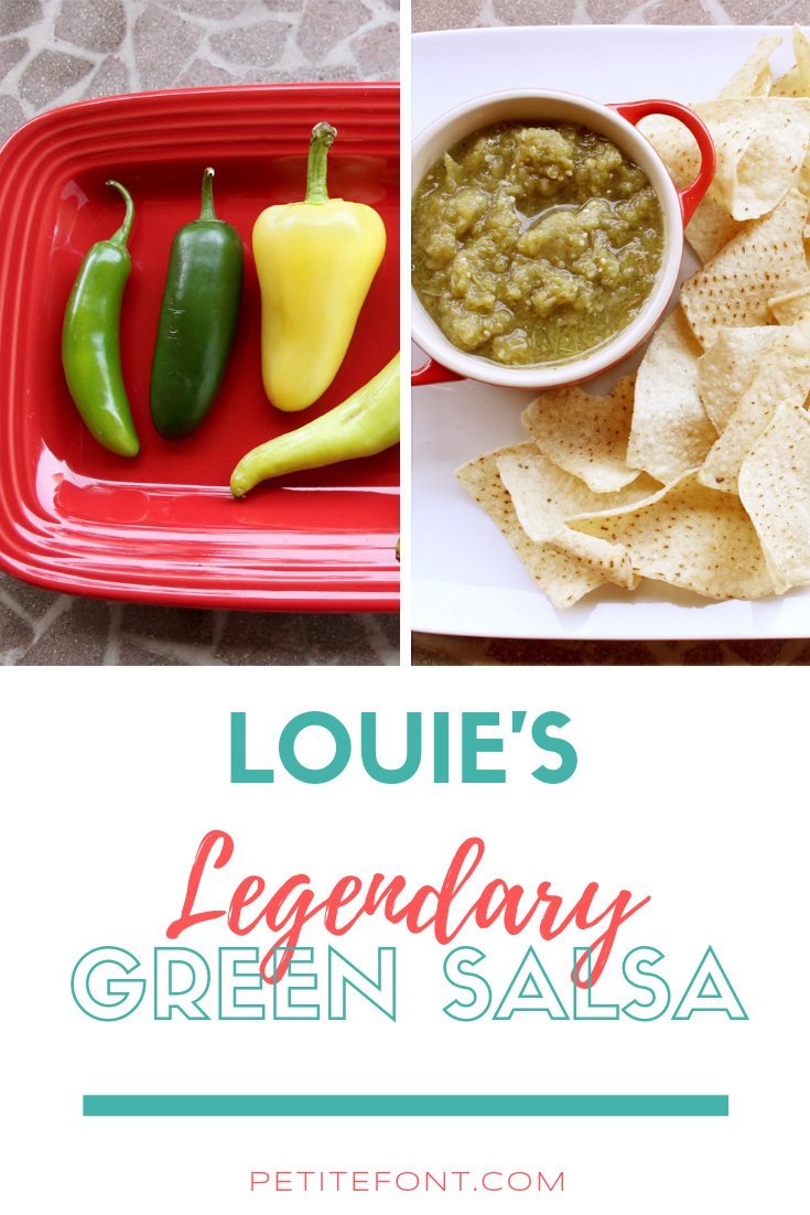 How to Make Legendary Green Salsa - Petite Font