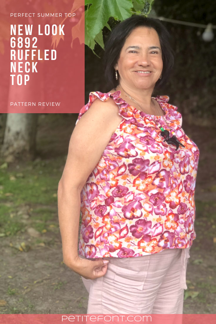 New Look 6892 - Pattern Review and Fit Hack - Petite Font