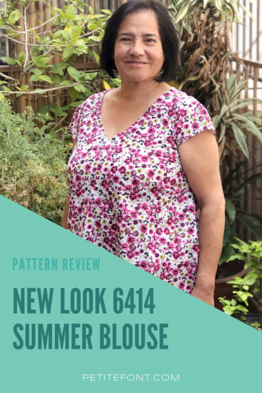 New Look 6414 Pattern Review - Petite Font