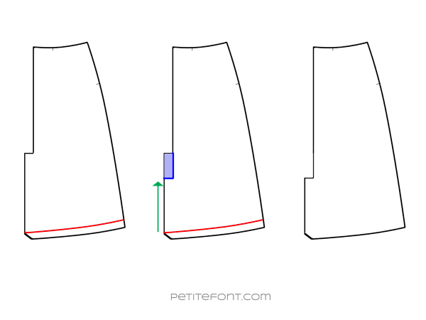 How to Create a Back Slit on the Orchid Midi Skirt - Petite Font