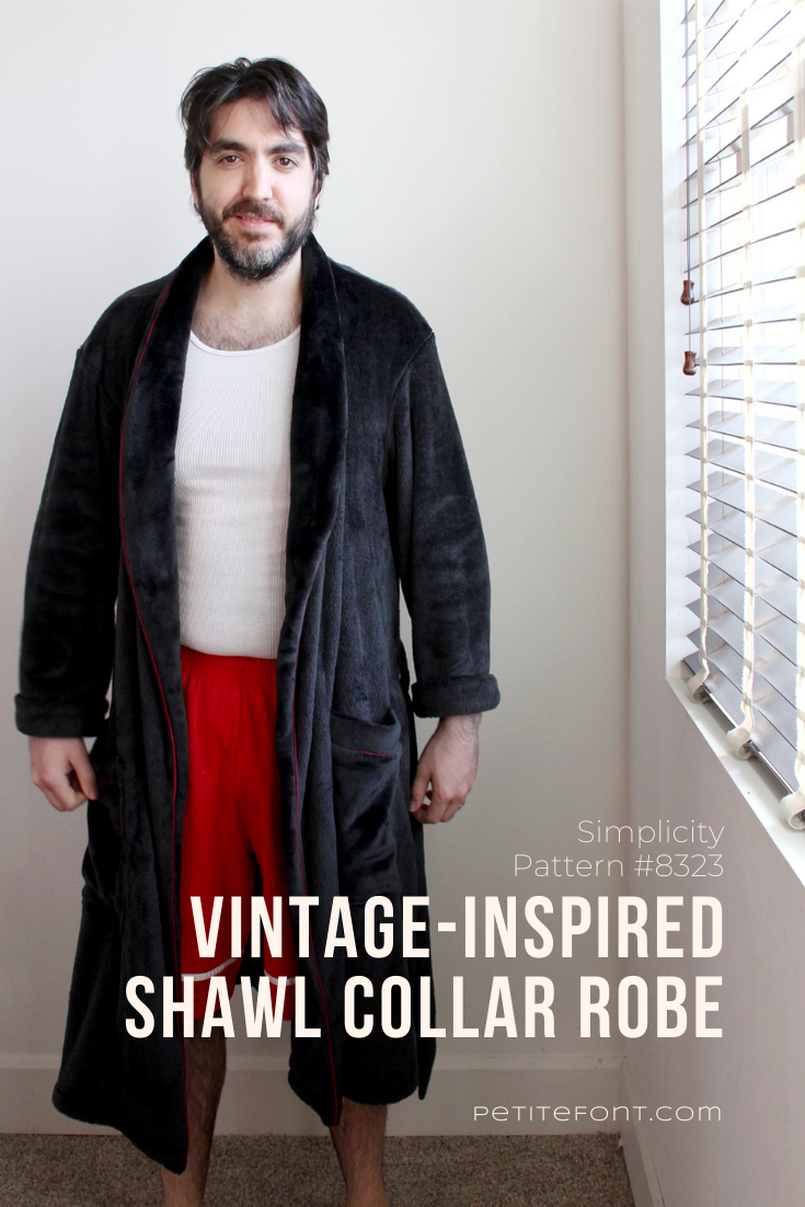 Simplicity 8323 Vintage Robe Pattern Review - Petite Font