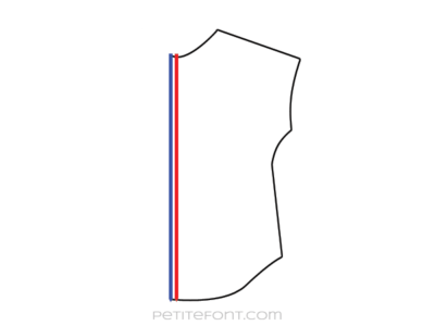 How to Sew a Woven T-shirt from a Button-Up Pattern - Petite Font