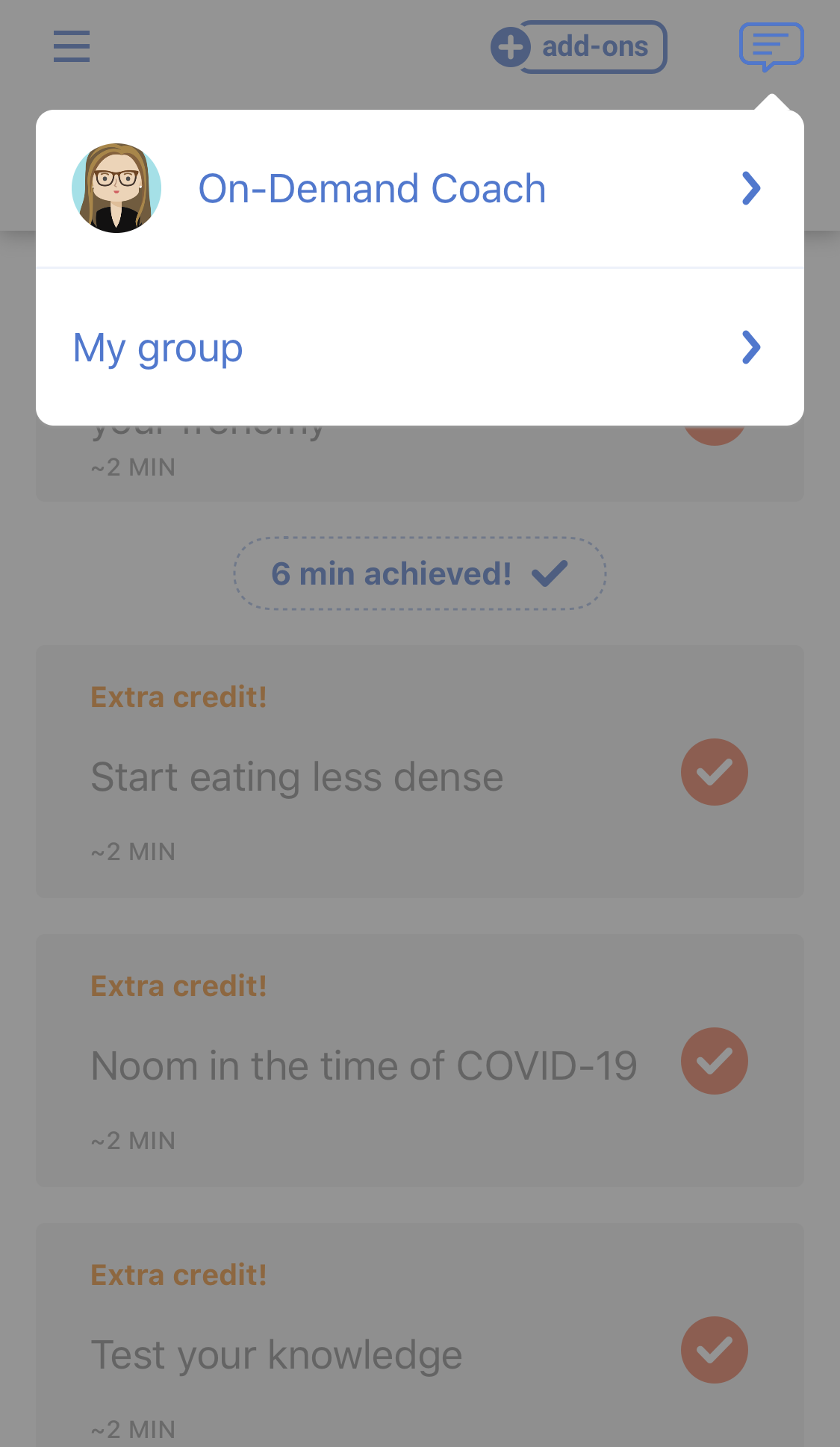 Noom: What to Expect in Your First 30 Days - Petite Font