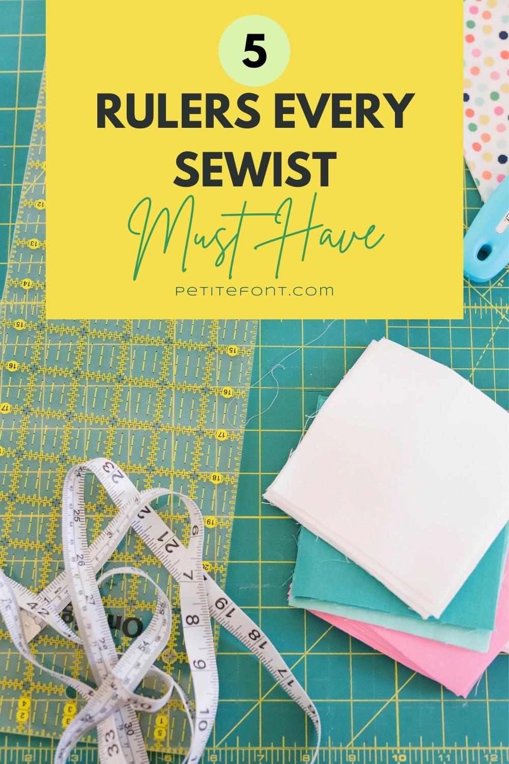 The Definitive Guide to a Sewing Starter Kit: Measuring Tools - Petite Font